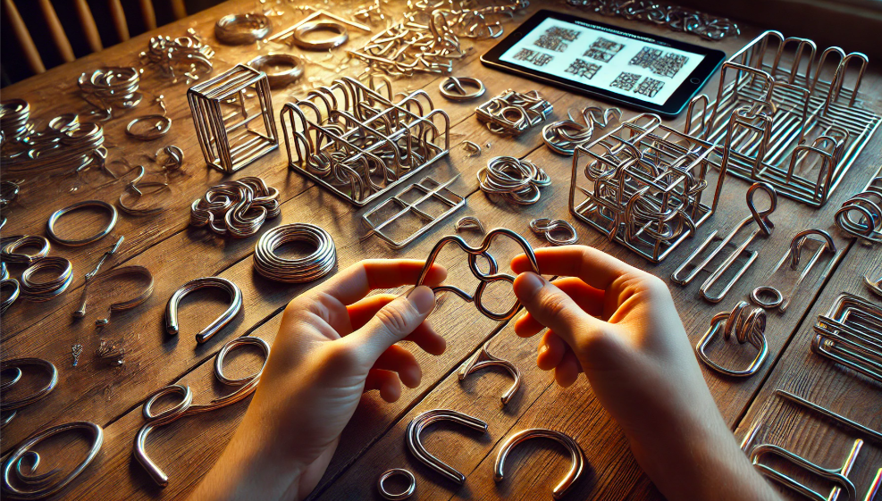 Metal Wire Disentanglement Puzzles Solutions For Beginners
